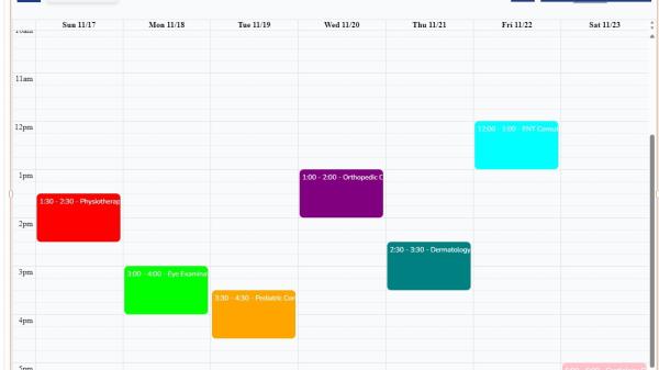 Calender Template | Appsmith Community Portal